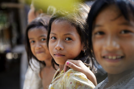 Three Girls Portrait Editorial Stock Photo - Stock Image | Shutterstock