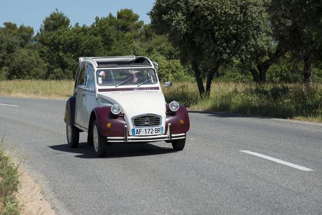 2cv Deux Chevaux Car On Country Editorial Stock Photo - Stock Image ...