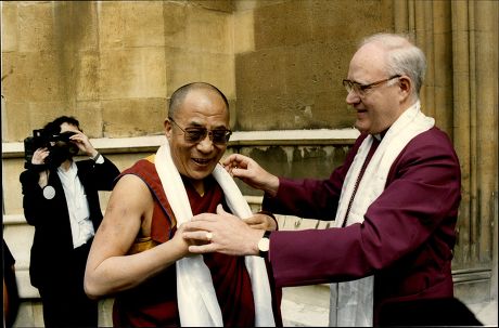 Dalai Lama Tibet Dr George Carey Editorial Stock Photo - Stock Image ...