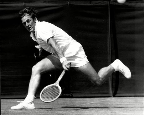 Tennis Player Tony Roche Action Wimbledon Editorial Stock Photo - Stock ...