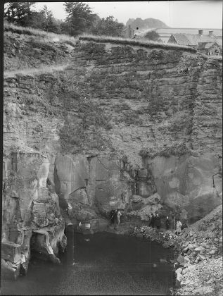 Pond Disused Quarry Slack Ashover Where Editorial Stock Photo - Stock ...