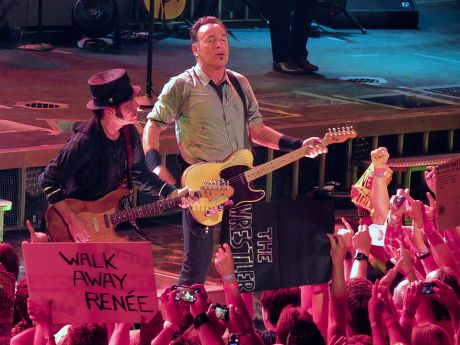 Bruce Springsteen and the E Street Band in concert at the First Direct ...
