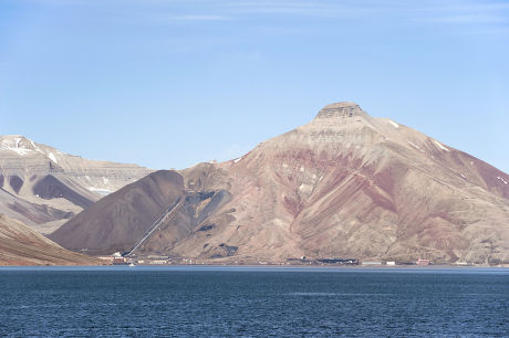 Abandoned Russian Mining Town Pyramiden Below Editorial Stock Photo ...