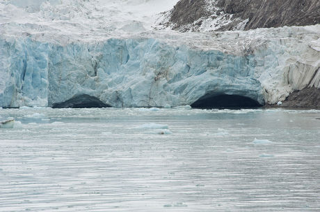 Ice Portal Smeerenburg Glacier Editorial Stock Photo - Stock Image ...