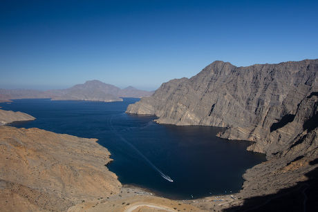 Khor Ash Sham Longest Fjord Musandam Editorial Stock Photo - Stock ...