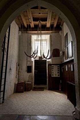 Bell Ropes Bottom Bell Tower St Editorial Stock Photo - Stock Image ...