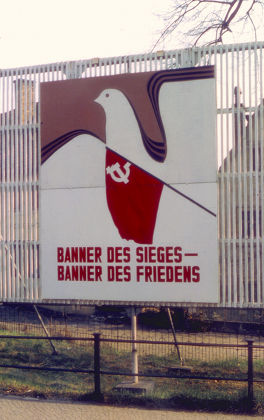 Socialist Propaganda Sign Banner Des Sieges Editorial Stock Photo ...