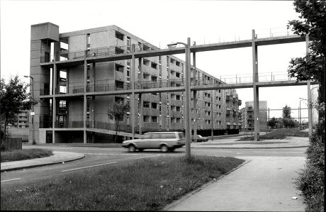 Hulme Manchester Showing Slum Estate Hulme Editorial Stock Photo ...