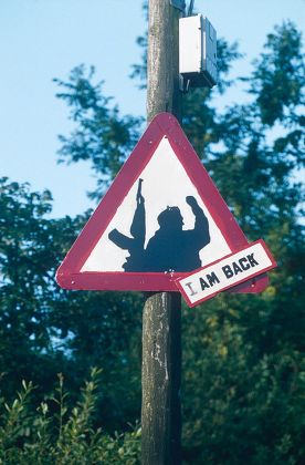 Ira Sniper Work Sign South Armagh Editorial Stock Photo - Stock Image ...