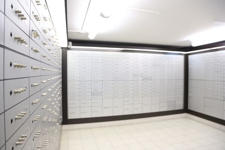 Safety Deposit Boxes Bank Vault Editorial Stock Photo - Stock Image ...
