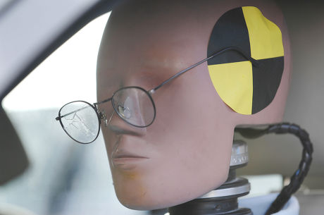 Crash Test Dummy Car Slipped Broken Editorial Stock Photo - Stock Image ...