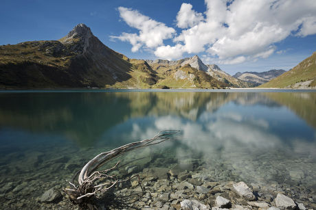 Spullersee Reservoir Vorarlberg Austria Editorial Stock Photo - Stock ...