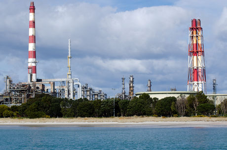Marsden Point Oil Refinery Whangarei New Editorial Stock Photo - Stock ...