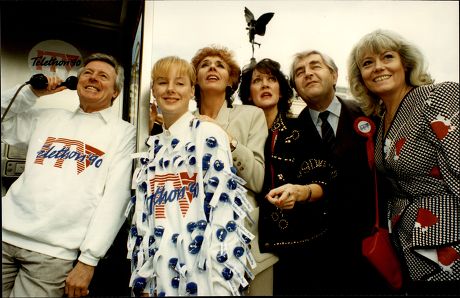 Television Programme Telethon Showing Michael Aspel Editorial Stock ...