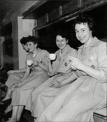 Naafi Scenes Naafi Girls Have Cup Editorial Stock Photo - Stock Image ...