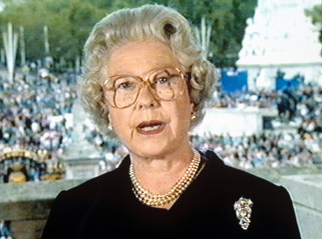 Queen Elizabeth Ii Speaking Nation Editorial Stock Photo - Stock Image ...