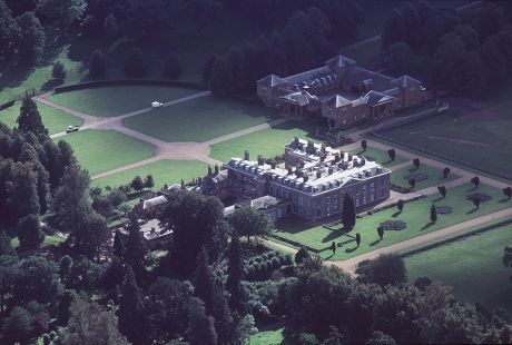 Aerial View Althorp House Estate Showing Editorial Stock Photo - Stock ...