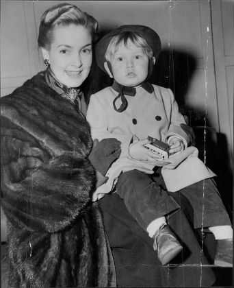 Patricia Roc Actress Her Son Micky Editorial Stock Photo - Stock Image ...