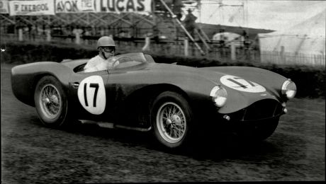 Racing Driver Reg Parnell Astonmartin During Editorial Stock Photo ...