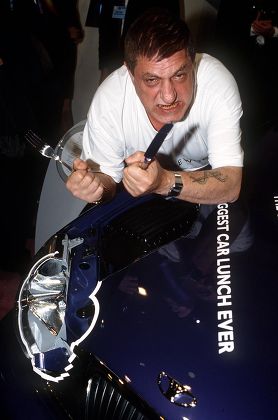 MICHAEL LOTITO EATING A CAR AT THE LONDON MOTOR SHOW - 1997 Stock ...
