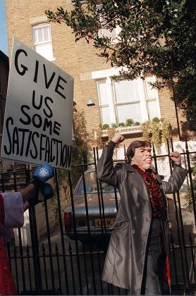 People Wearing Mick Jagger Masks Outside Editorial Stock Photo - Stock ...