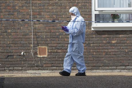 Forensic Officers Scene Spey Street Editorial Stock Photo - Stock Image ...