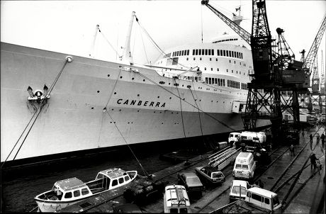 Ss Canberra Po Cruise Liner Southampton Editorial Stock Photo - Stock ...