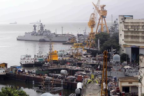 Ships Mooring Naval Dockyard Where Submarine Editorial Stock Photo ...