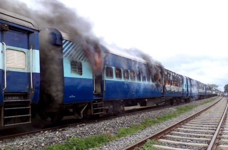 Carriages Rajya Rani Express Train Seen Editorial Stock Photo - Stock ...