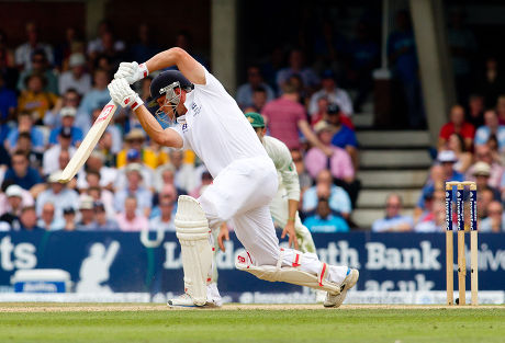 Englands Jonathan Trott Shapes Drive Editorial Stock Photo - Stock ...