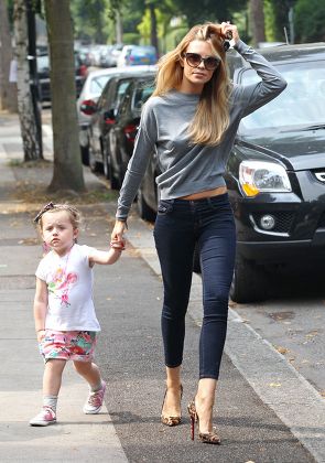 Abigail Clancy Daughter Sophia Editorial Stock Photo - Stock Image ...
