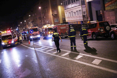 Firefighters Police Scene Editorial Stock Photo - Stock Image ...