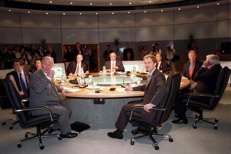 Jacques Santer Tony Blair Romano Prodi Editorial Stock Photo - Stock ...