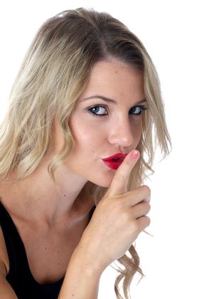 Model Released Secretive Young Woman Editorial Stock Photo - Stock ...