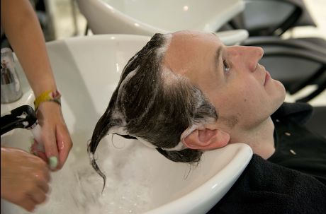 Gareth Robinson Has His Hair Cut Editorial Stock Photo - Stock Image ...