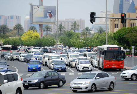 Traffic Dubai United Arab Emirates Editorial Stock Photo - Stock Image ...