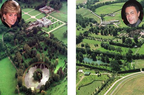 Aerial View Mohamed Al Fayeds House 新闻传媒库存照片 - 库存图片 | Shutterstock