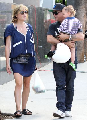 Selma Blair and Jason Bleik with son Arthur in Studio City, California ...