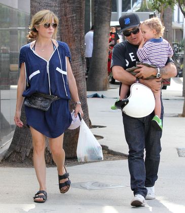 Selma Blair and Jason Bleik with son Arthur in Studio City, California ...