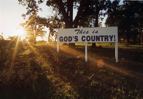 Sign This Gods Country Editorial Stock Photo - Stock Image | Shutterstock