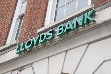 Lloyds Bank Branch Sign Editorial Stock Photo - Stock Image | Shutterstock
