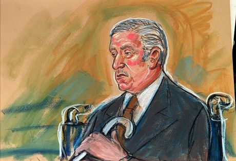 Artists Illustration General Pinochet Belmarsh Court Editorial Stock ...