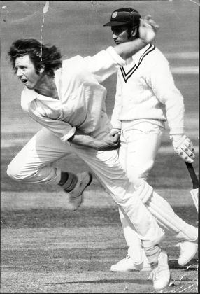 Australian Fast Bowler Jeff Thomson Action Editorial Stock Photo ...
