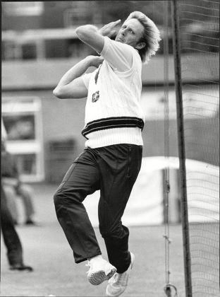 Australian Fast Bowler Jeff Thomson Net Editorial Stock Photo - Stock ...
