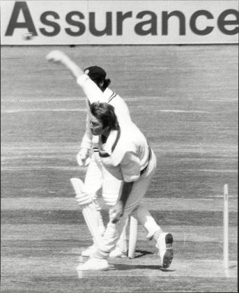 Australian Fast Bowler Jeff Thomson Action Editorial Stock Photo ...