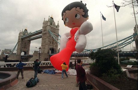 70 Ft Inflatable Betty Boop Tower Editorial Stock Photo - Stock Image ...