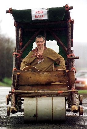 Domenico Tramontana His Flintstone Cart Editorial Stock Photo - Stock ...