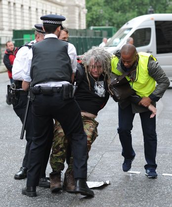 Protester Stopped By Police Editorial Stock Photo - Stock Image ...