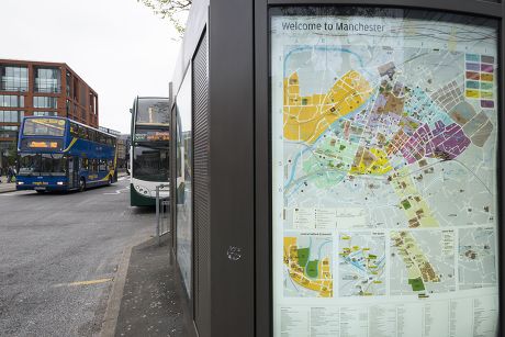 Piccadilly Bus Station Manchester England Britain Editorial Stock Photo ...
