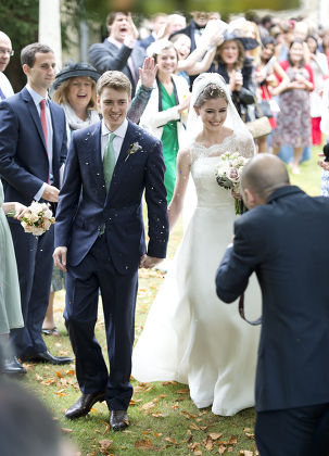 Euan Blair Suzanne Ashman Leaving Church Editorial Stock Photo - Stock ...